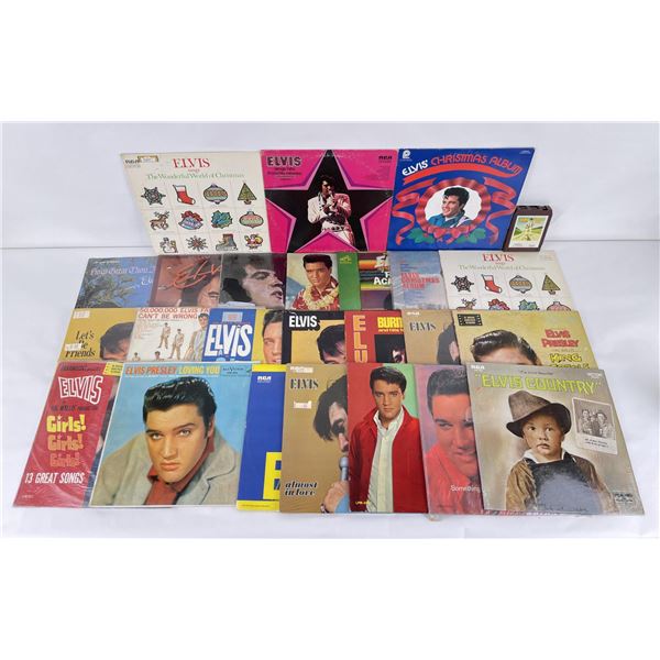 Large Collection of Elvis Presley Record Albums
