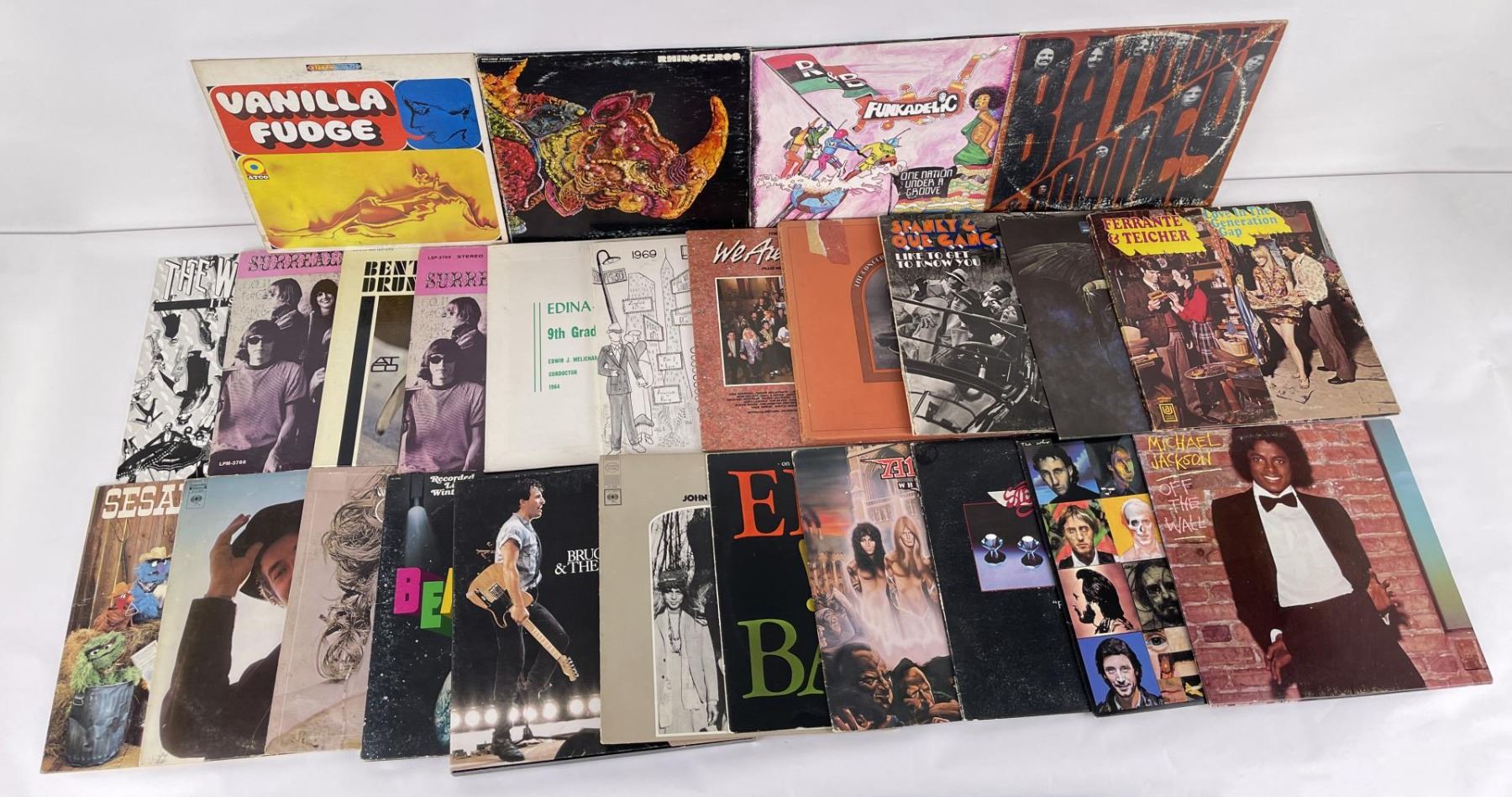 Large Collection of Record Albums