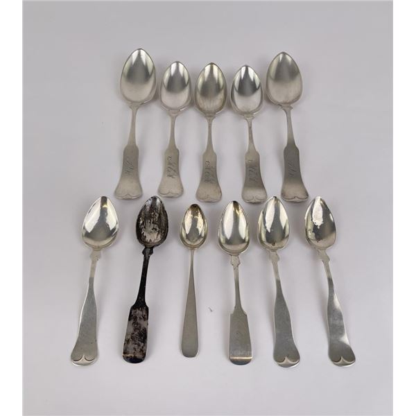 Collection of Coin Silver Spoons