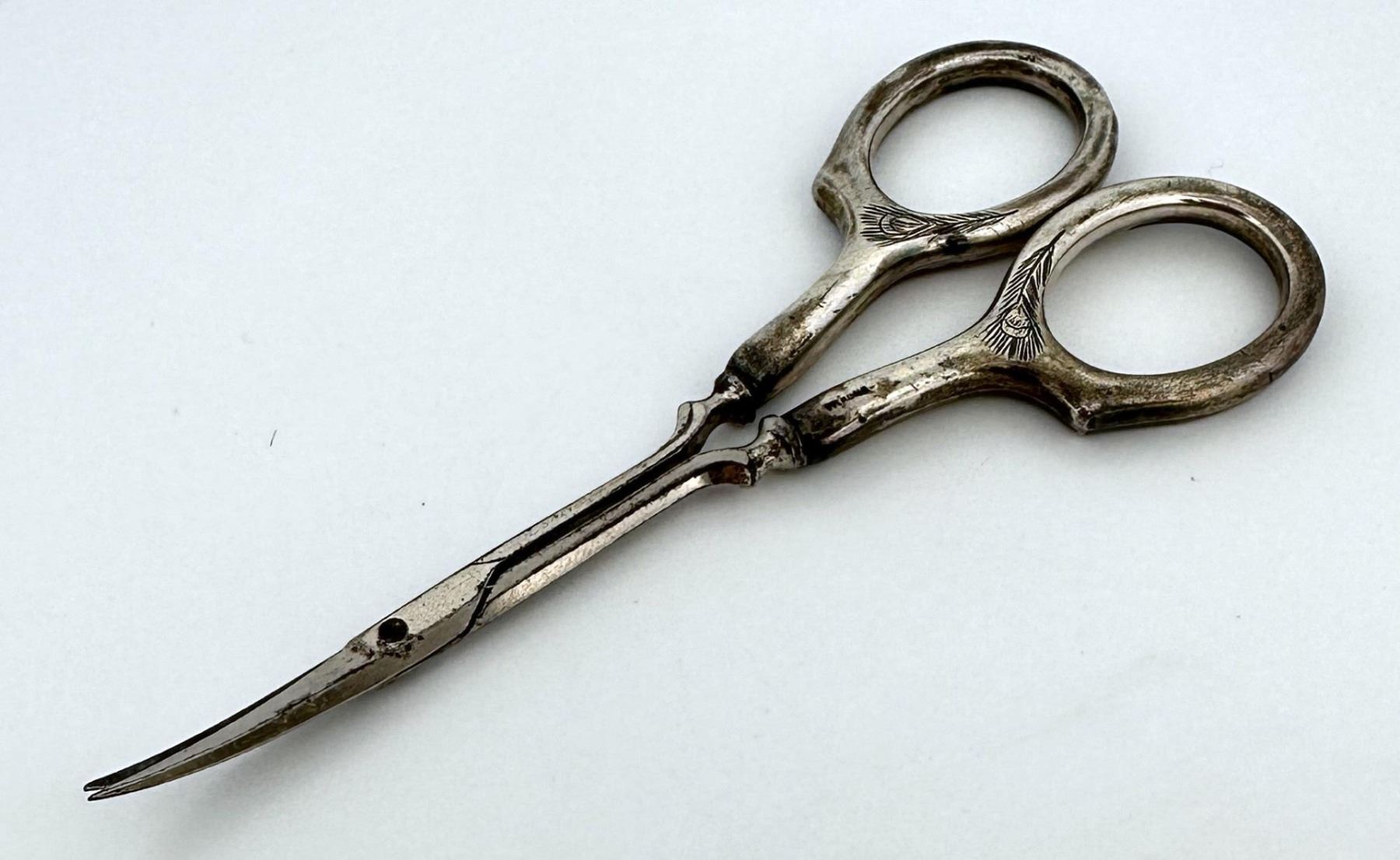 Antique Sterling Silver Manicure Scissors