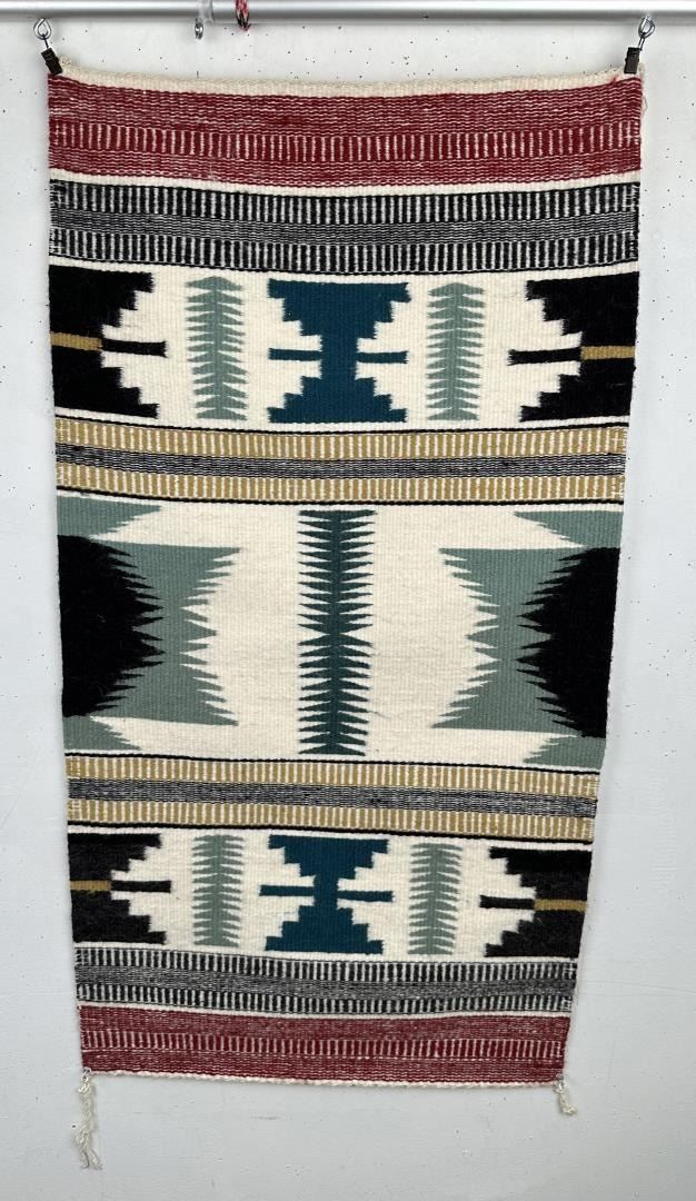 Navajo Indian Saddle Blanket Rug