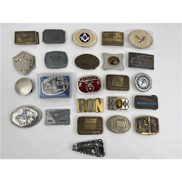 Collection of Vintage Belt Buckles