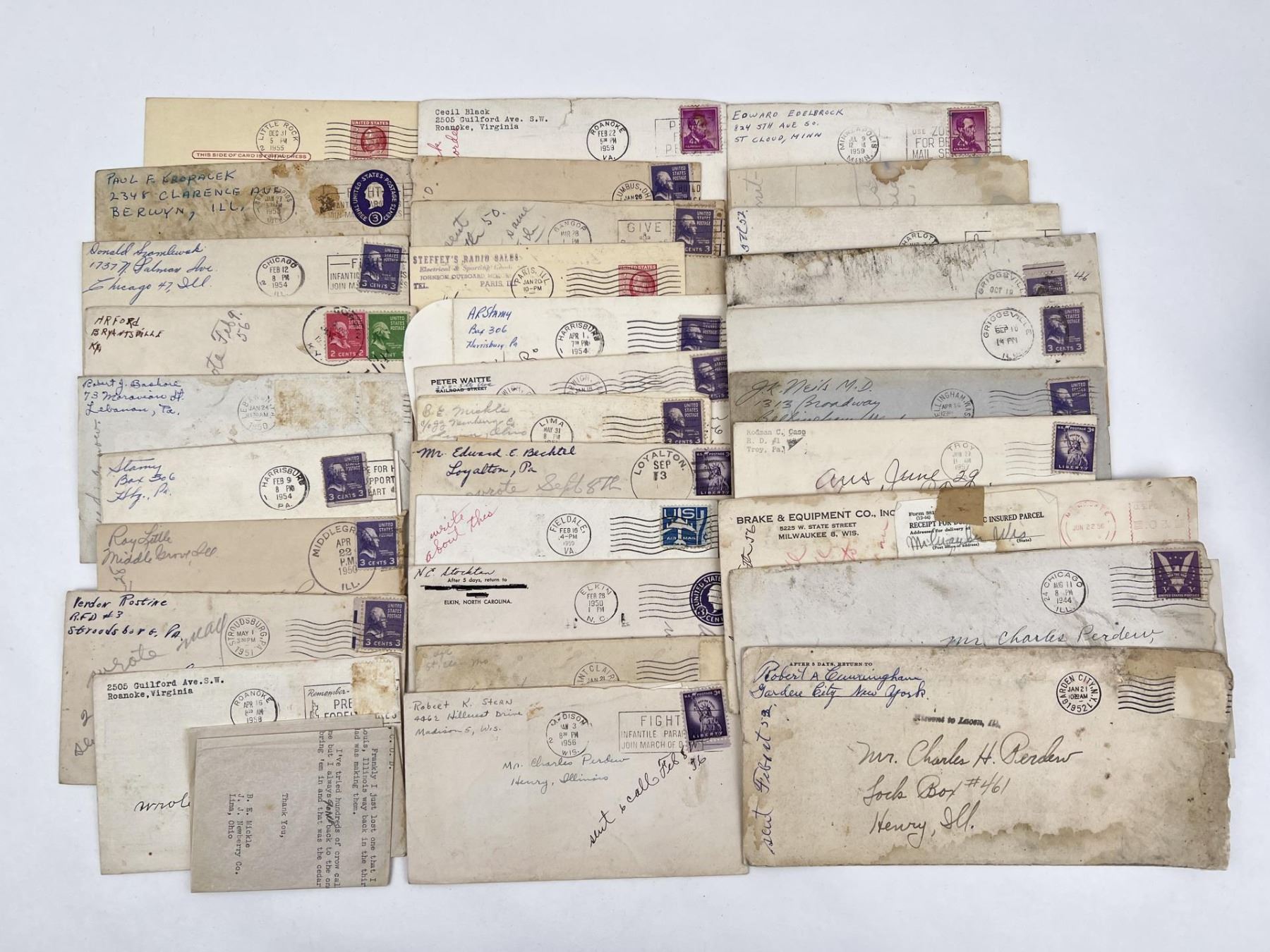 Collection of Antique Letters