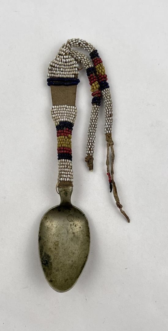 Plains Native American Indian Beaded Spoon