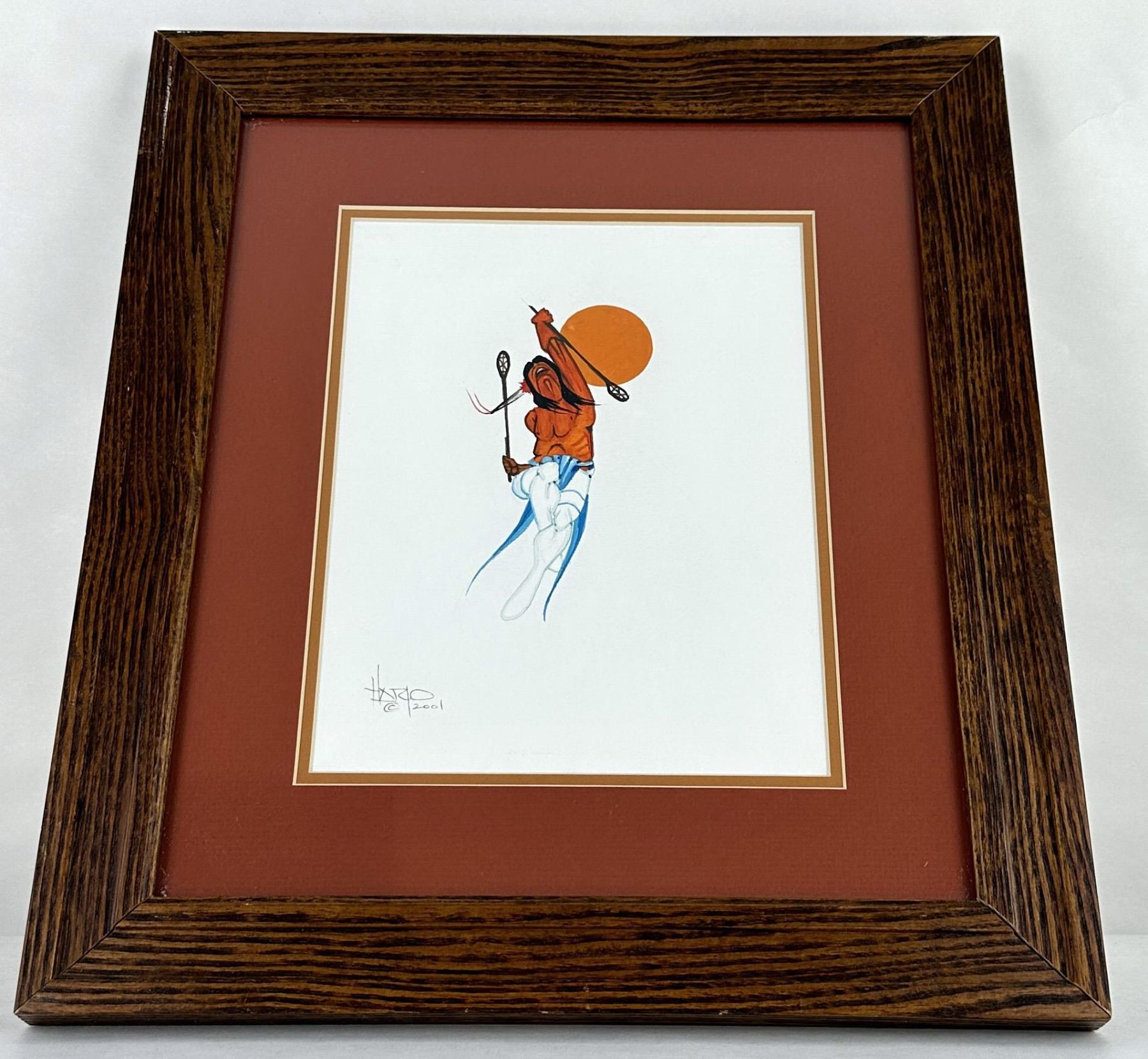 Albert Harjo Creek Indian Print