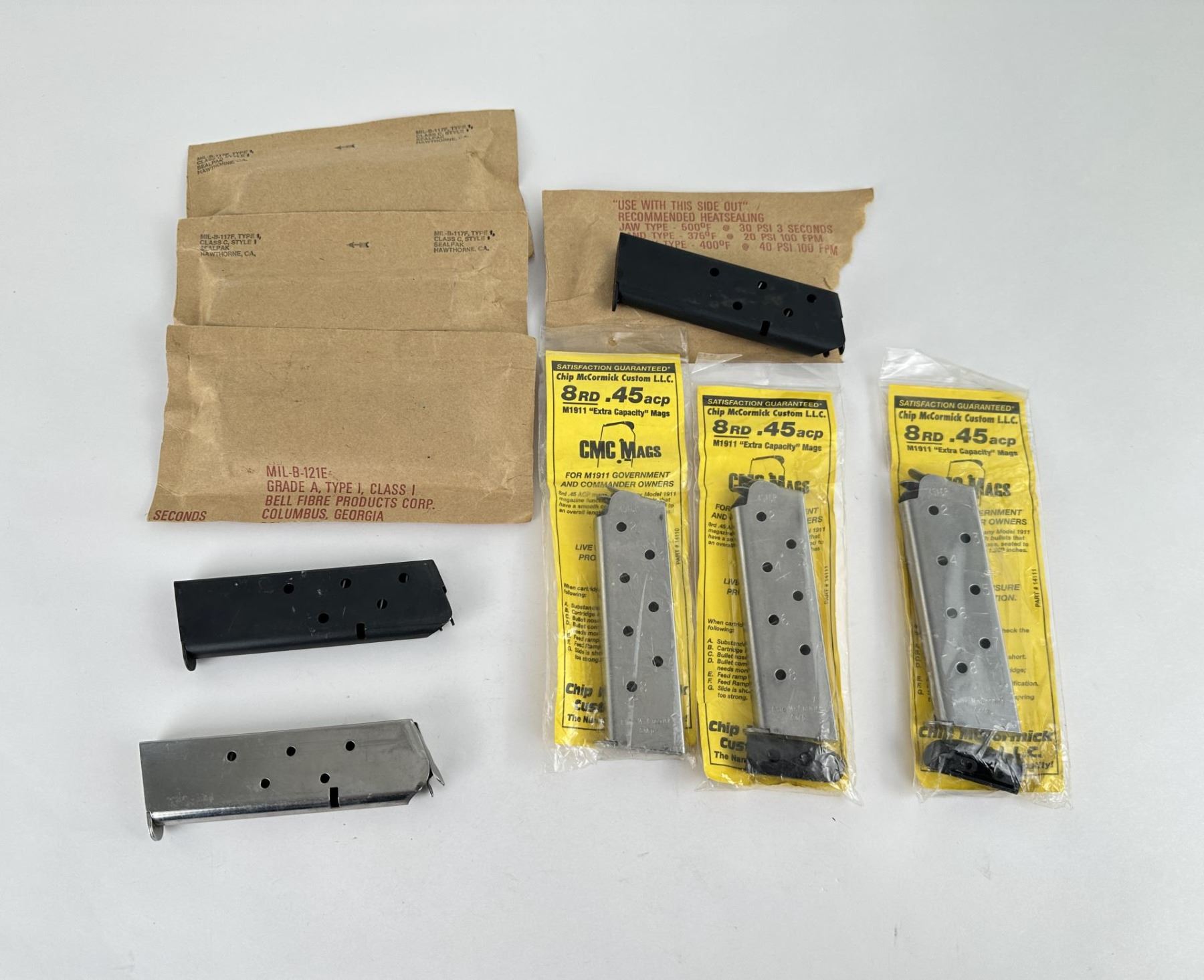 Assorted Colt 1911 45 ACP Pistol Magazines