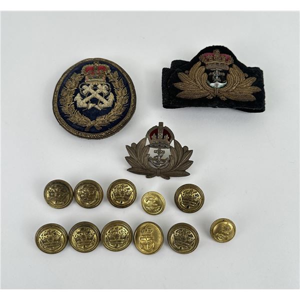British Royal Navy Buttons and Badges