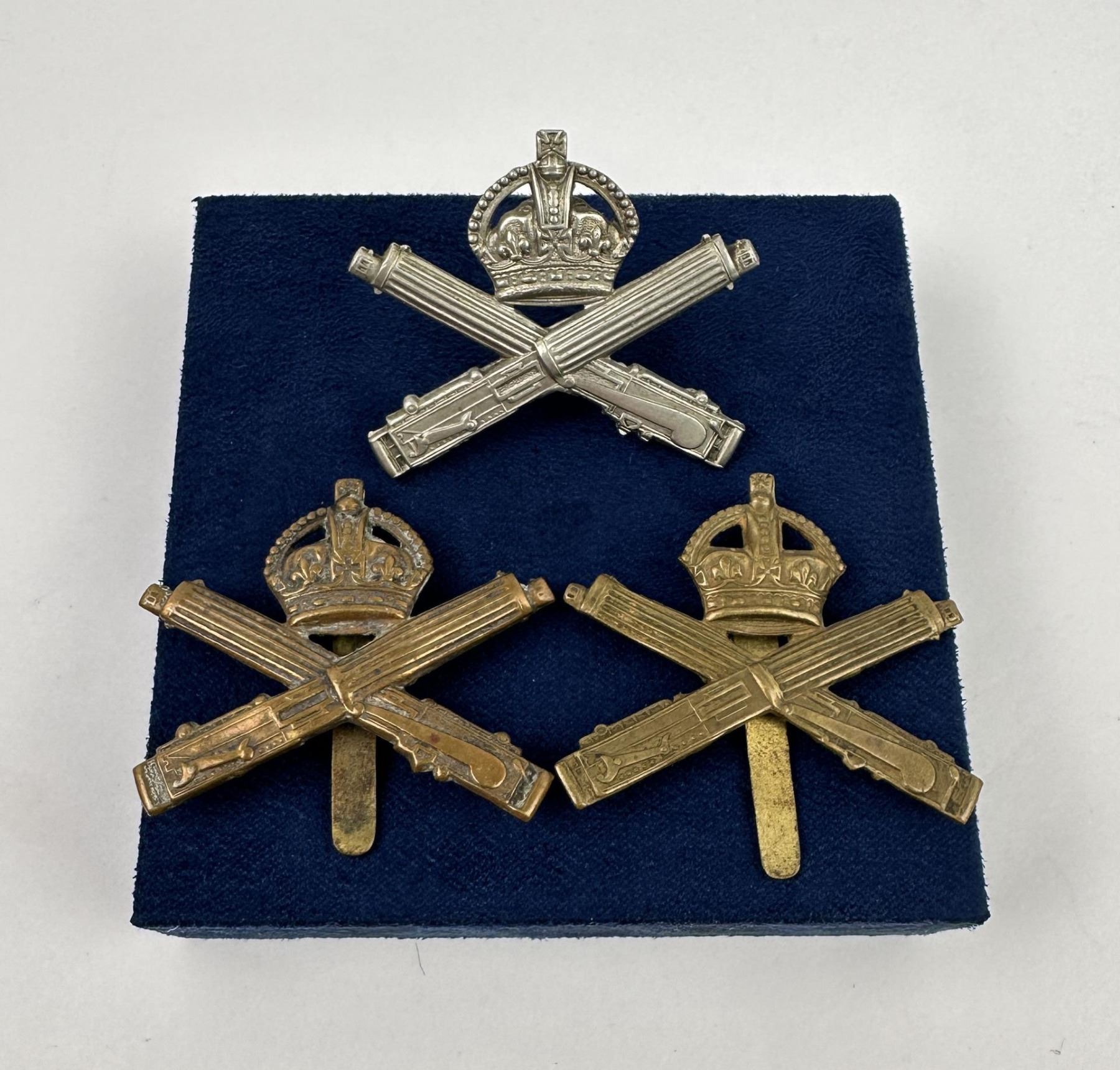 WW1 WWI British Army machine Gun Corps Cap Badges