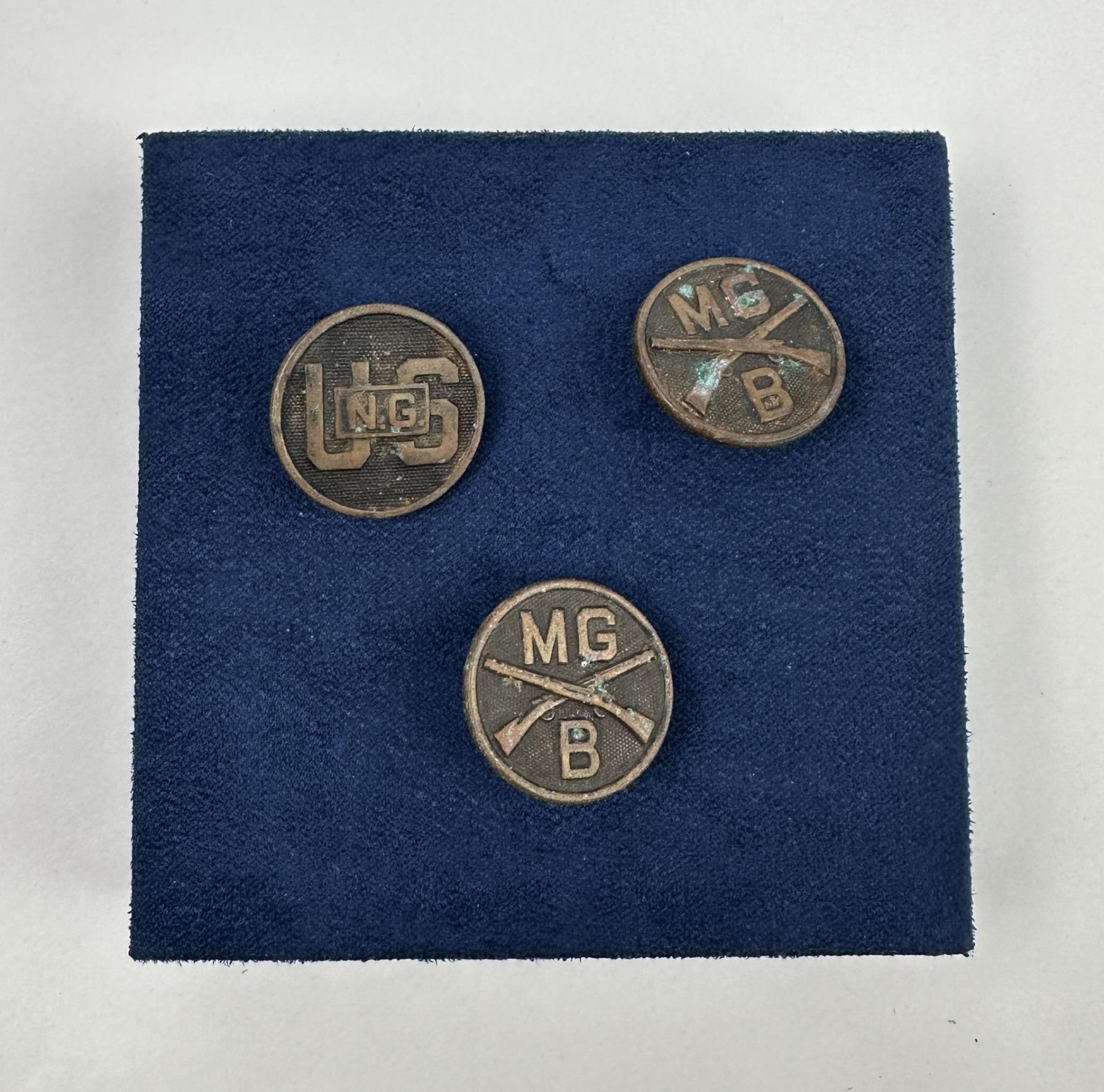 WW1 WWI US Army Machine Gun Collar Discs