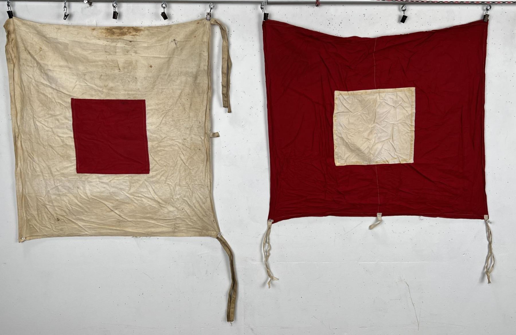 Pair of WW2 US Signal Flags