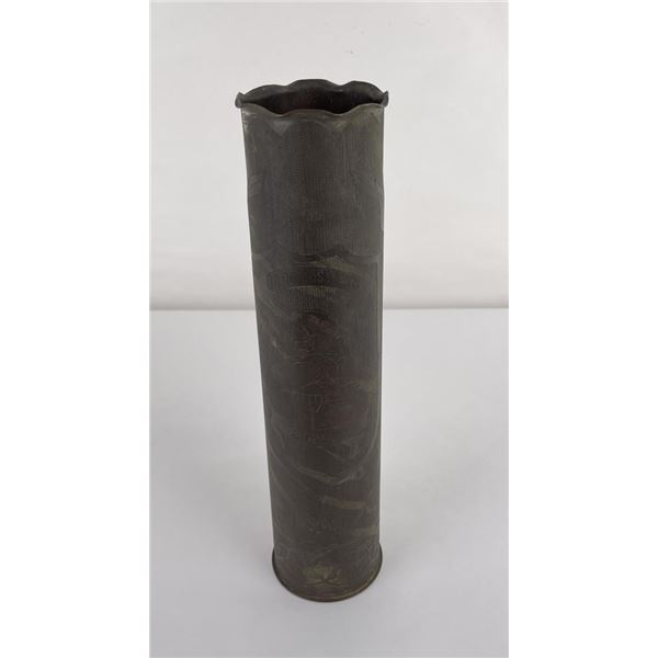 WW1 WWI 75mm Trench Art Shell