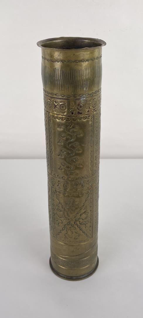 WWII WW2 76mm Russian Trench Art Shell Case