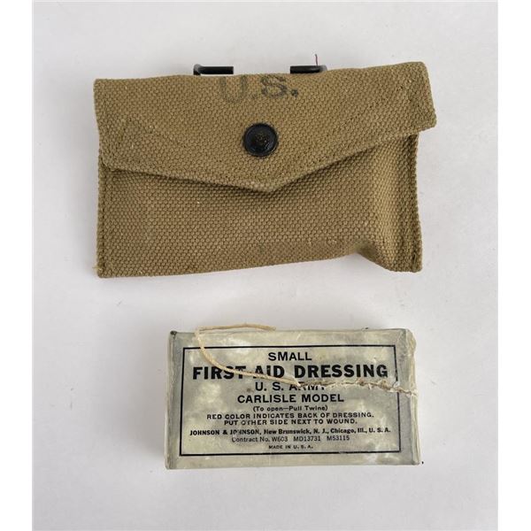 WW2 US First Aid Pouch and Packet