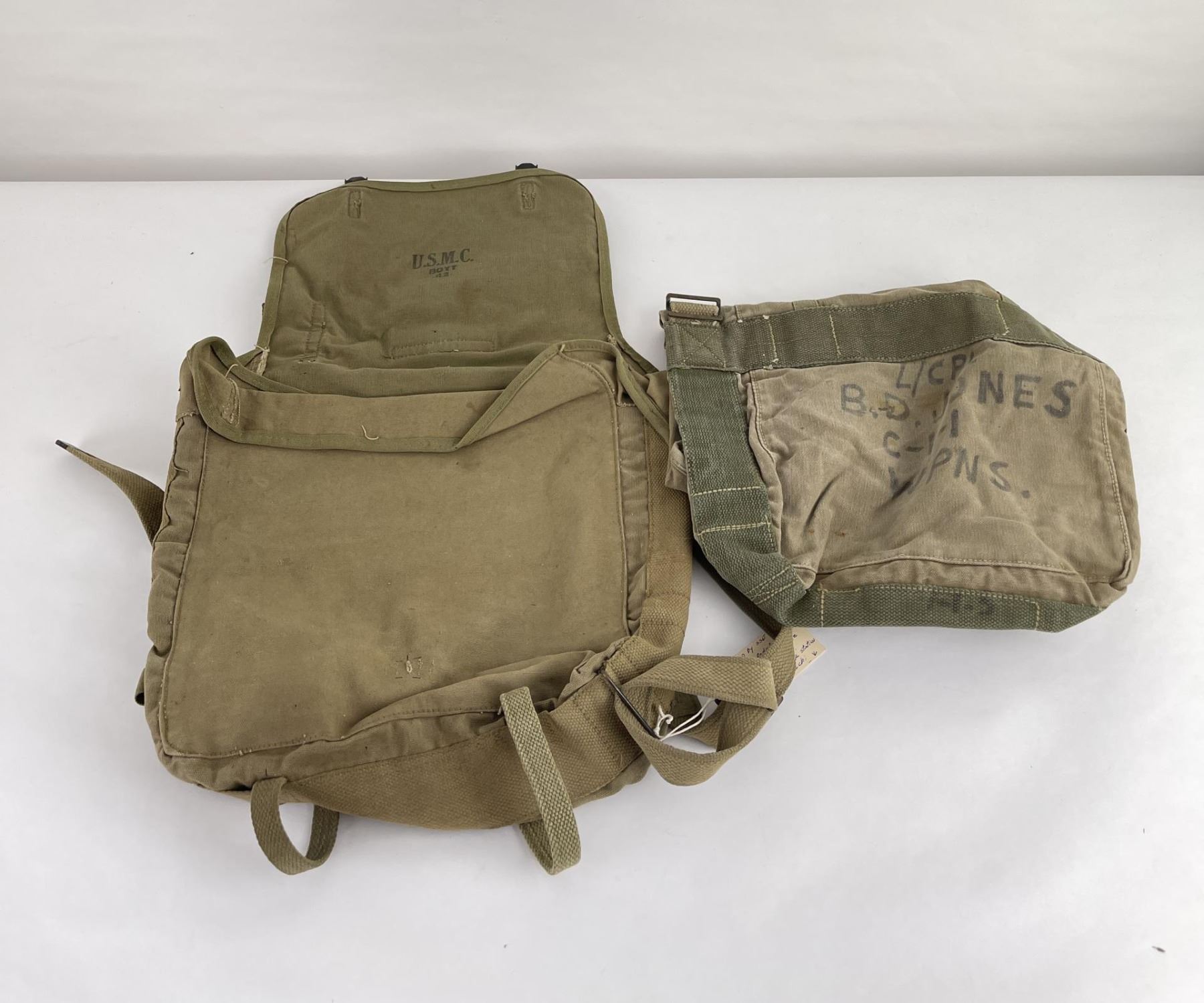 WW2 US Marine Corps Name Iwo Jima Items