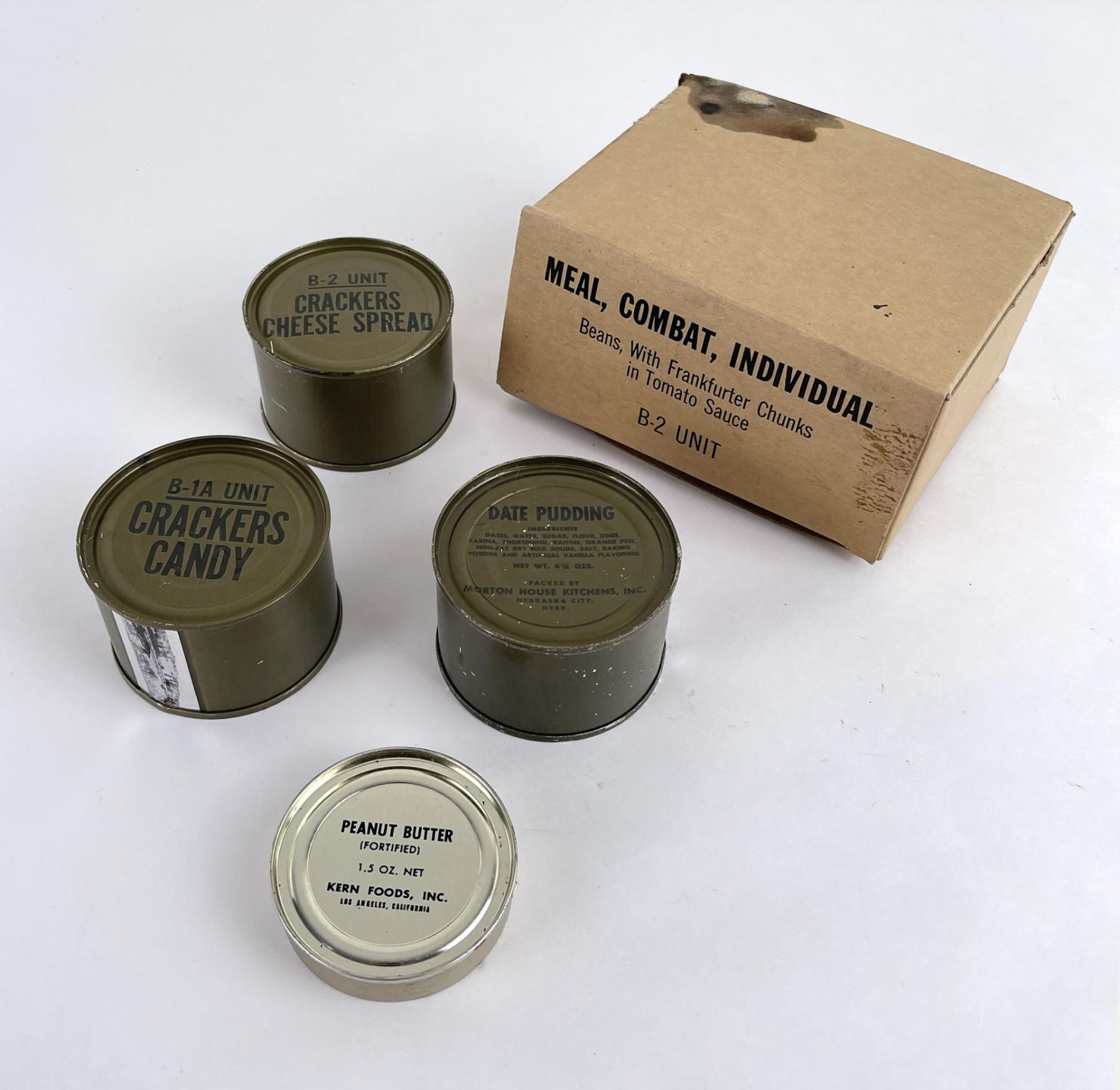 Vietnam Combat B-2 Unit Meal Rations
