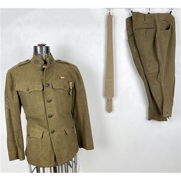 WWI WW1 US Army Machine Gun Btn Uniform Jacket