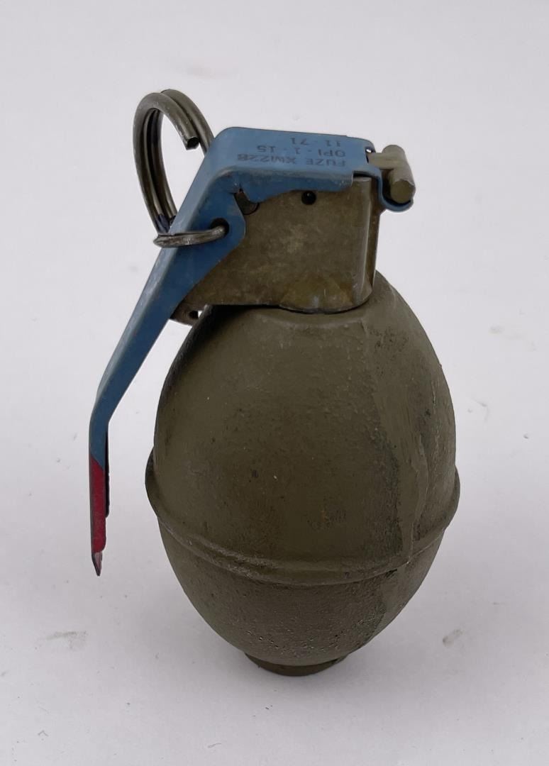 Inert Vietnam War Lemon Practice Grenade