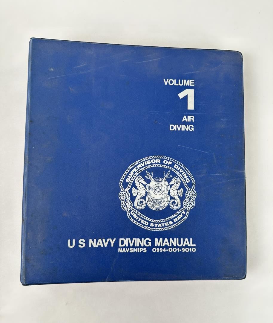 US Navy Diving Manual Volume 1 Air Diving