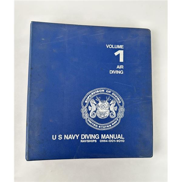 US Navy Diving Manual Volume 1 Air Diving