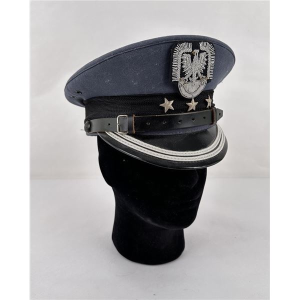 Cold War Polish Officers Air Force Cap Hat