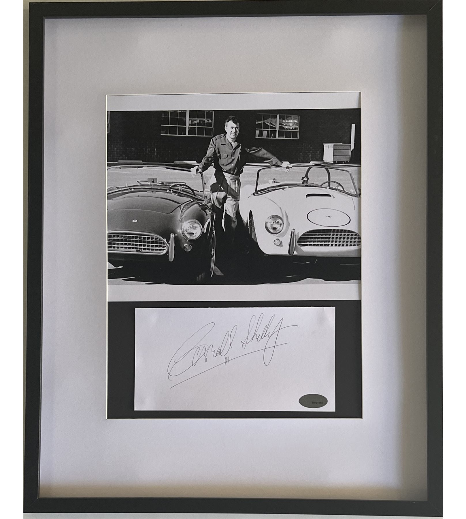 Carroll Shelby original signature collage