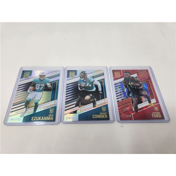 Numbered Panini 2022 NFL Football Insert Cards
