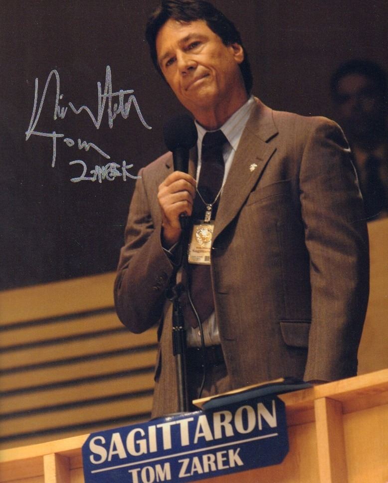 Richard Hatch signed photo Battlestar Galactica