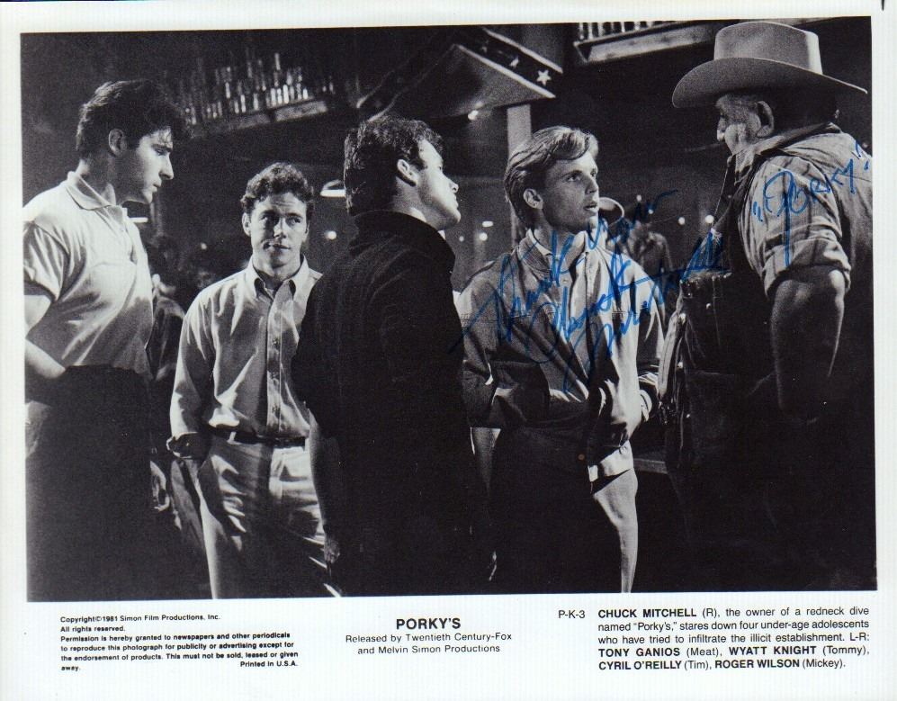 Chuck Mitchell signed original still