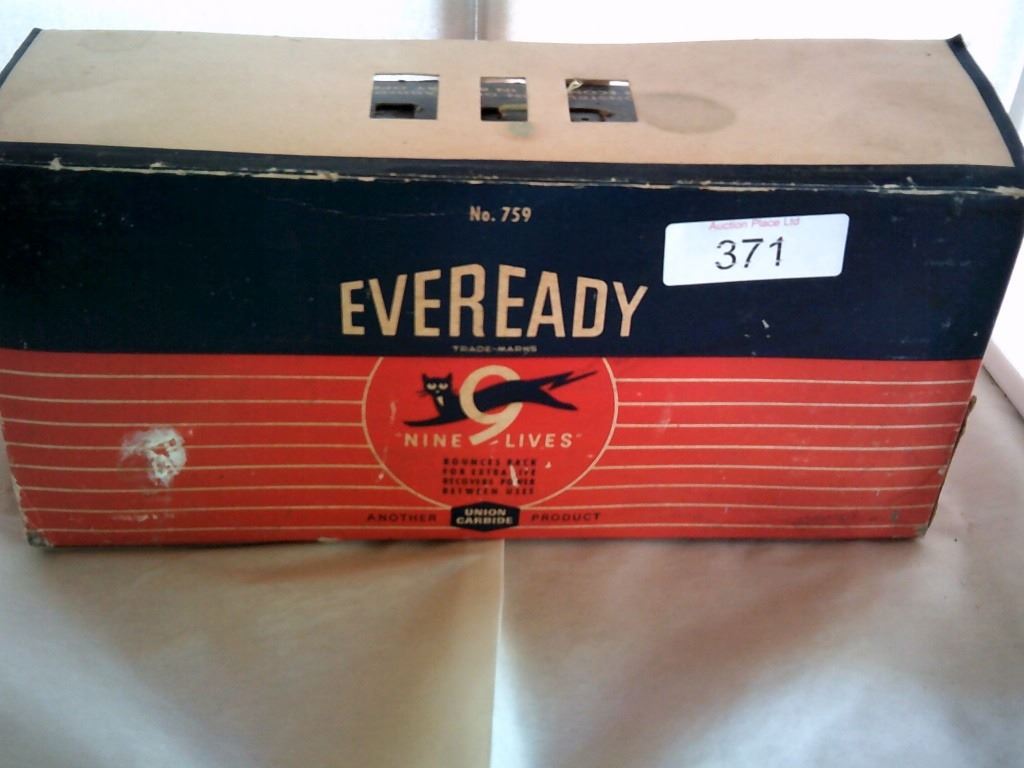 Vintage Eveready farm radio battery