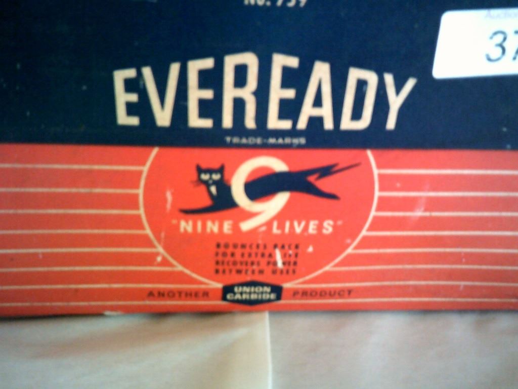 Vintage Eveready farm radio battery
