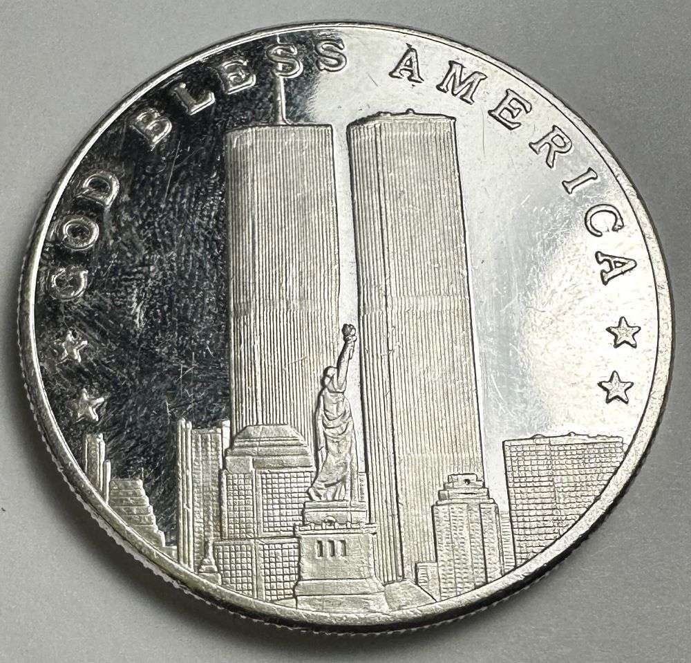 God Bless America "Land Of The Free" Proof 1 ozt .999 Silver