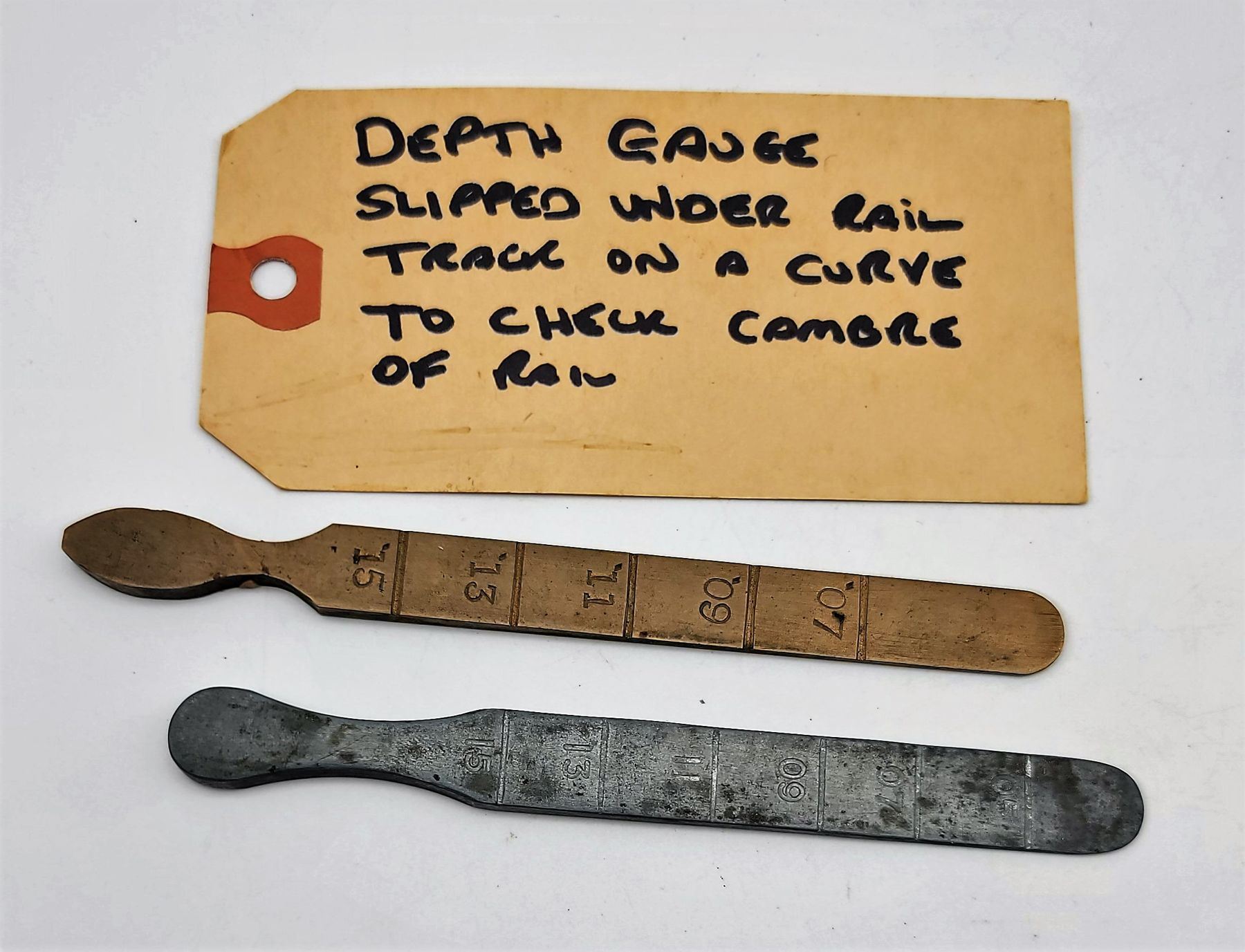 2 x Rail Track Depth Gauge to Measure Camber on a Curved Rail - ebidz.ca