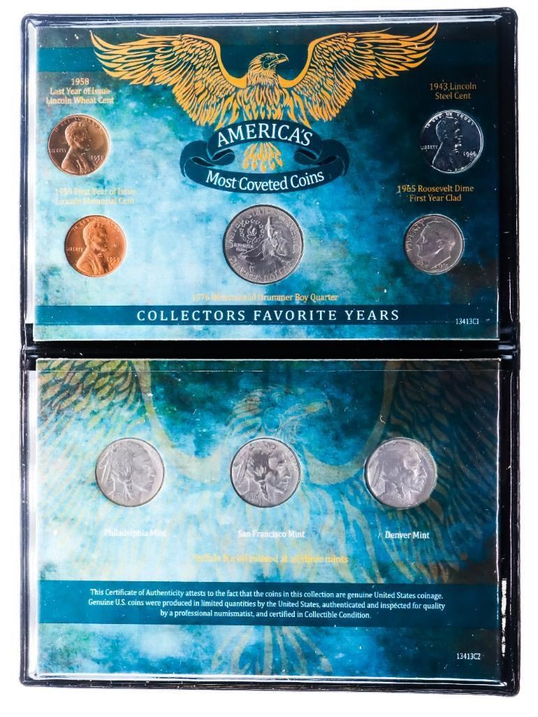 American Coin Treasure America's Most Coveted Coins Set
