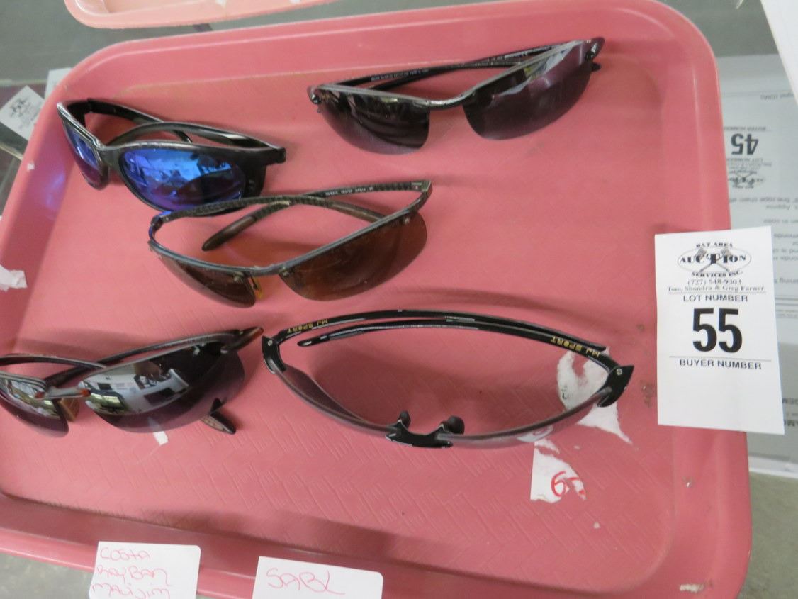 5-Costa, Ray Ban, Maui Jim Sunglasses - 5 X
