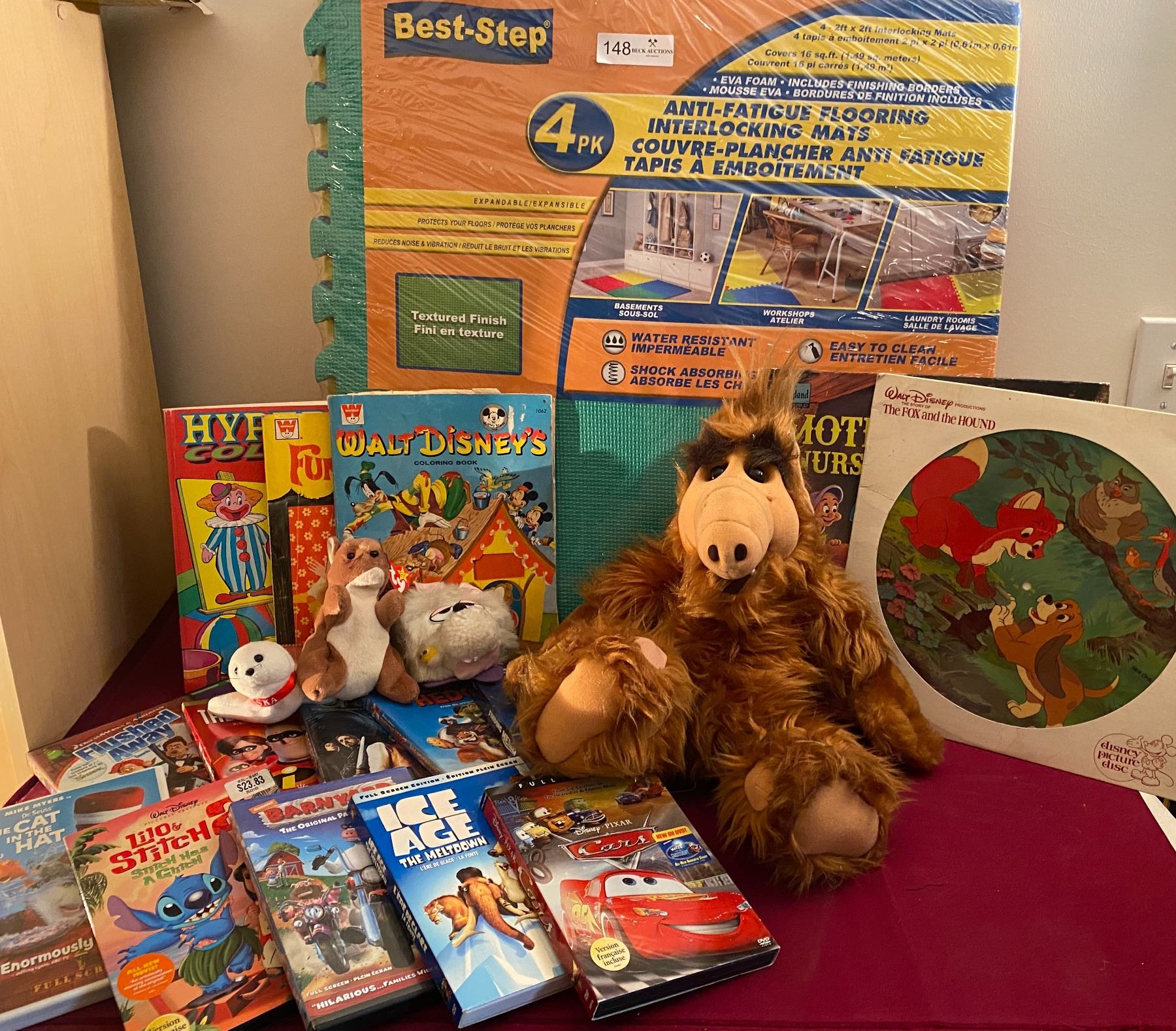 2 Walt Disney Records, Vintage Coloring Books, Anti Fatigue Floor Mats ...