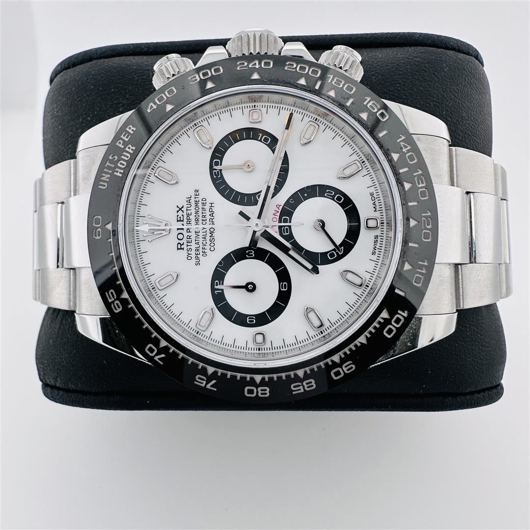 Rolex Panda 2022 Daytona Cosmograph 40mm Oyster White Dial Chronograph ...