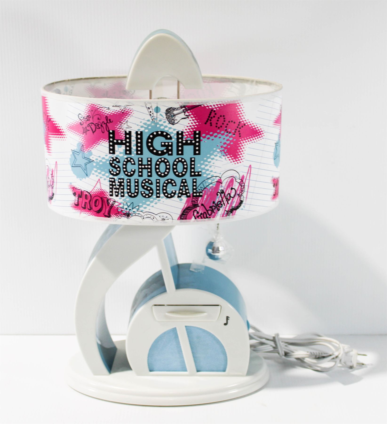HIGH SCHOOL MUSICAL THEMED LAMP / SPEAKERS COMBO