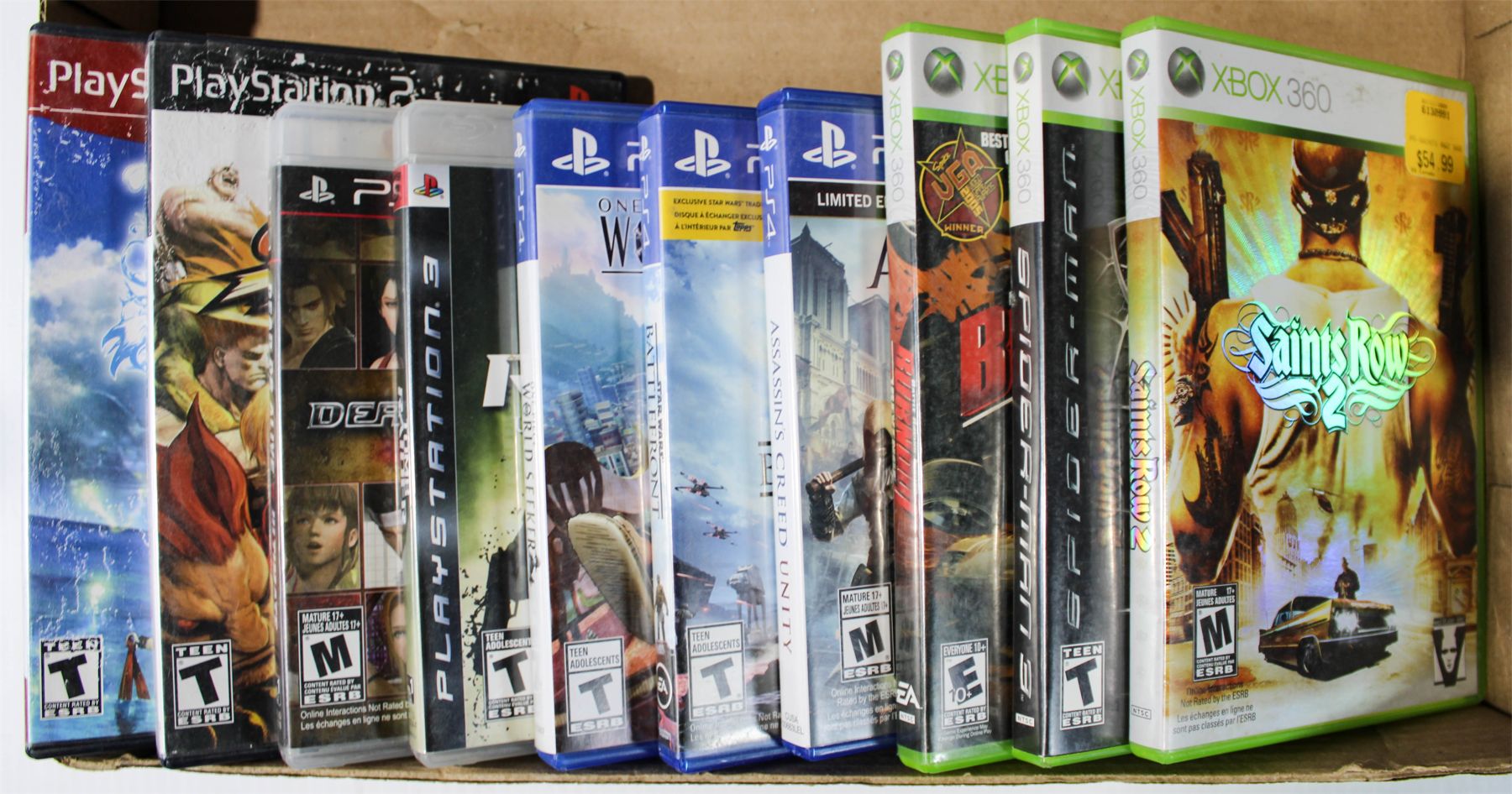 PLAYSTATION 2 , 3 , 4 & X BOX 360 GAMES