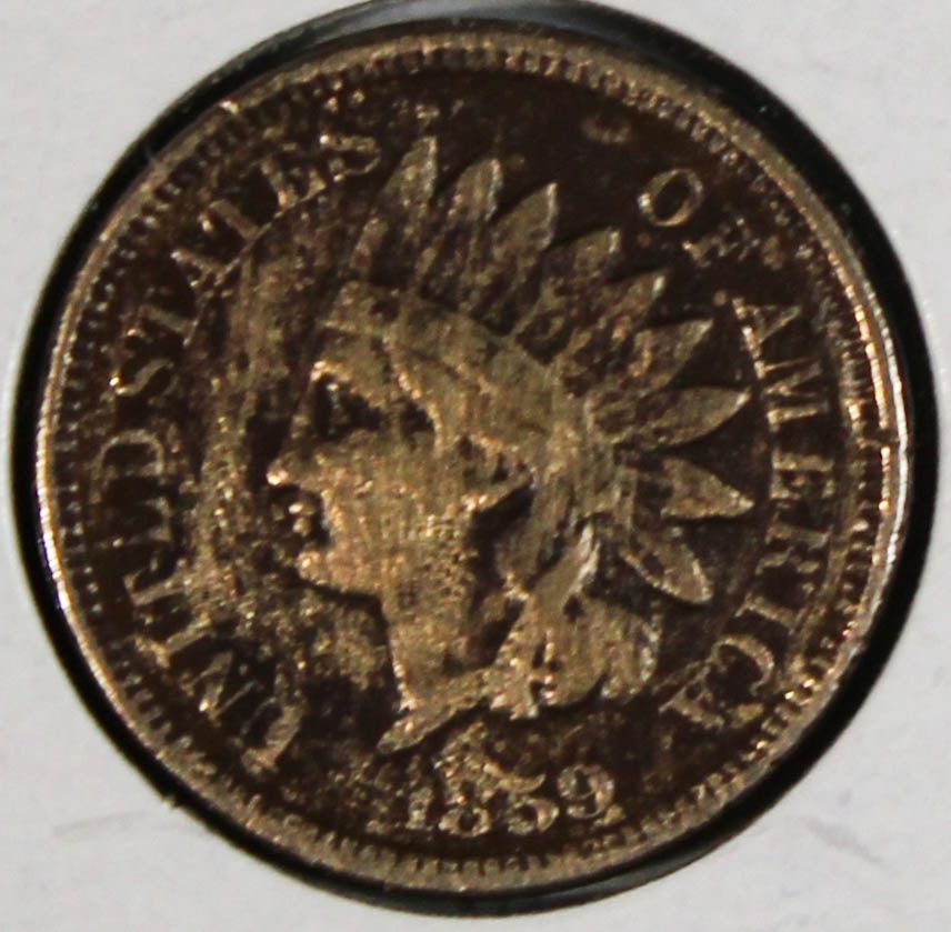 1859 USA ONE CENT COIN