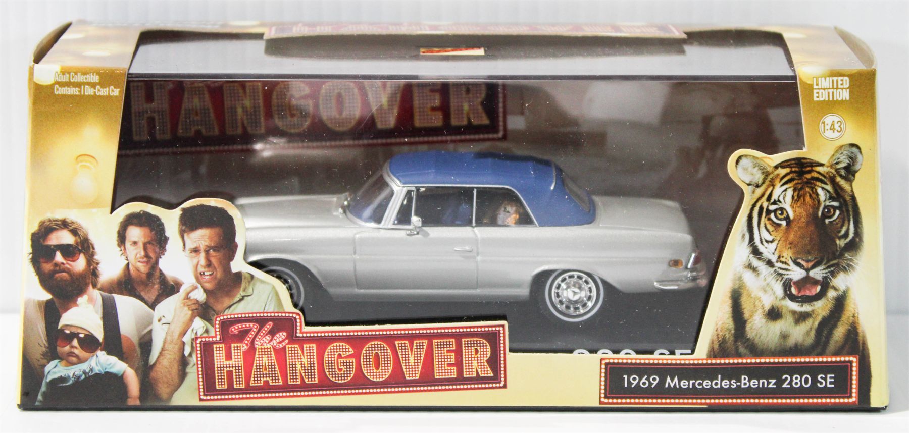 THE HANGOVER 1969 MERCEDES 1:43 SCALE DIECAST CAR