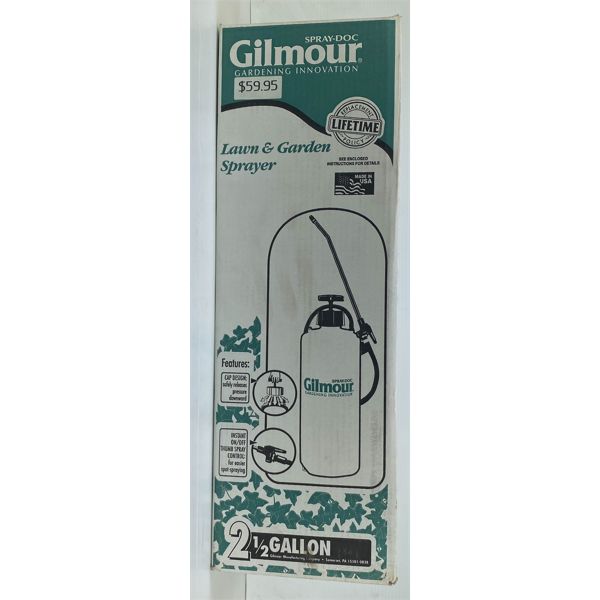 Gilmour lawn and garden sprayer 2.5 gallon