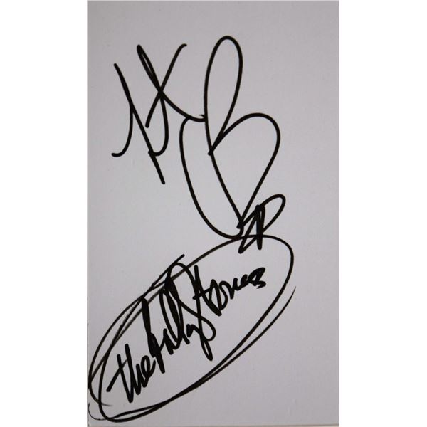 Charlie Watts signature card