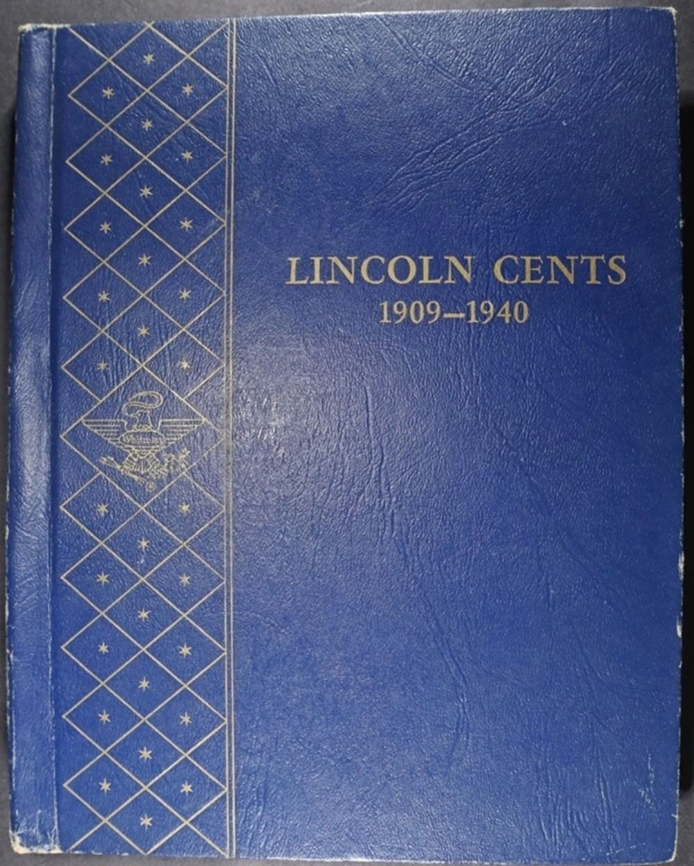 NEARLY COMPLETE WHITMAN LINCOLN CENTS COIN ALBUM