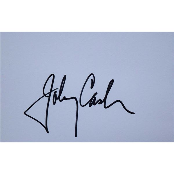 Johnny Cash signature slip