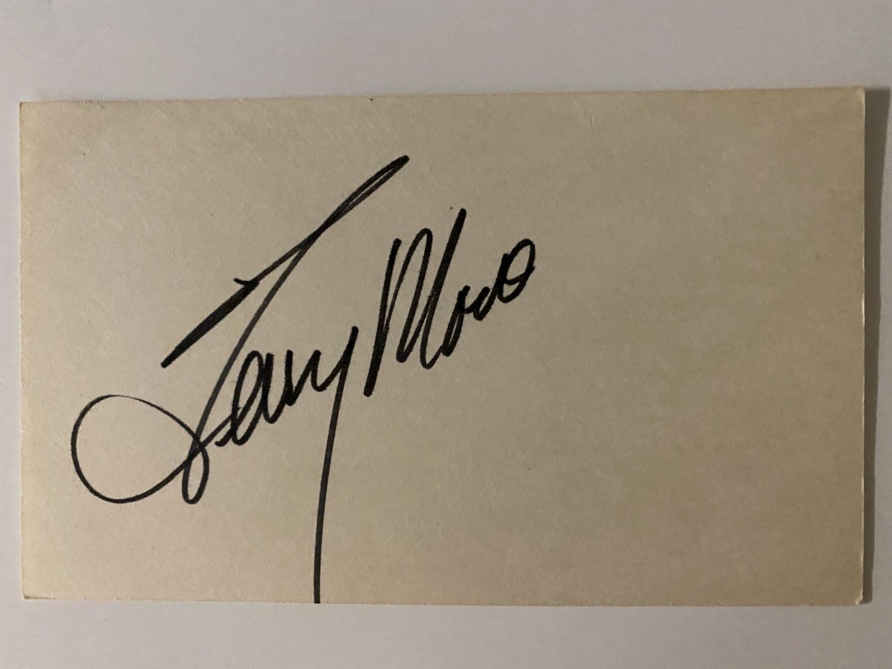 Terry Moore signature cut
