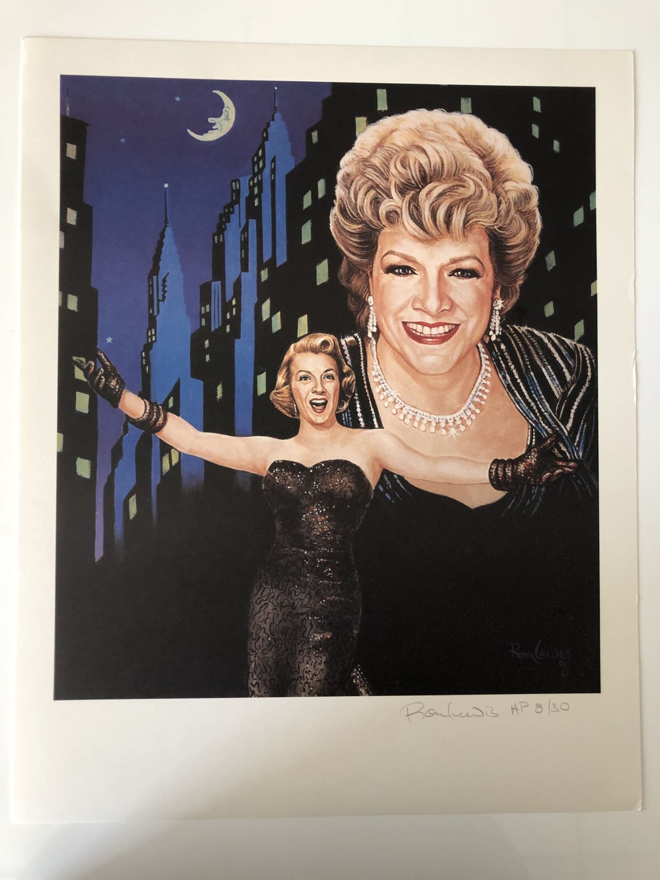 Rosemary Clooney Artist's Proof Print