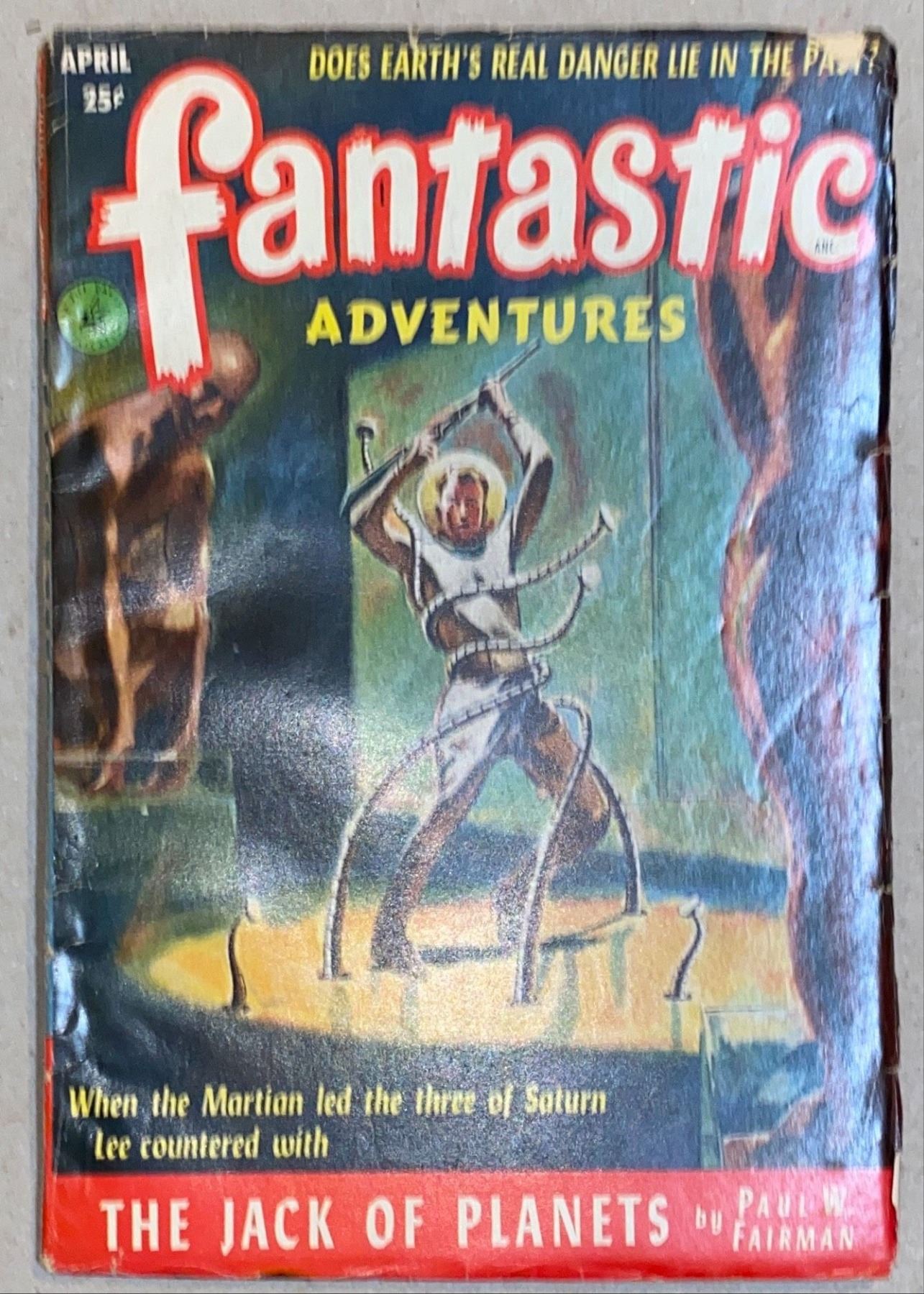Fantastic Adventures pulp magazine- 1952
