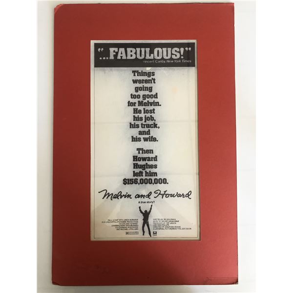 Melvin and Howard Movie Poster