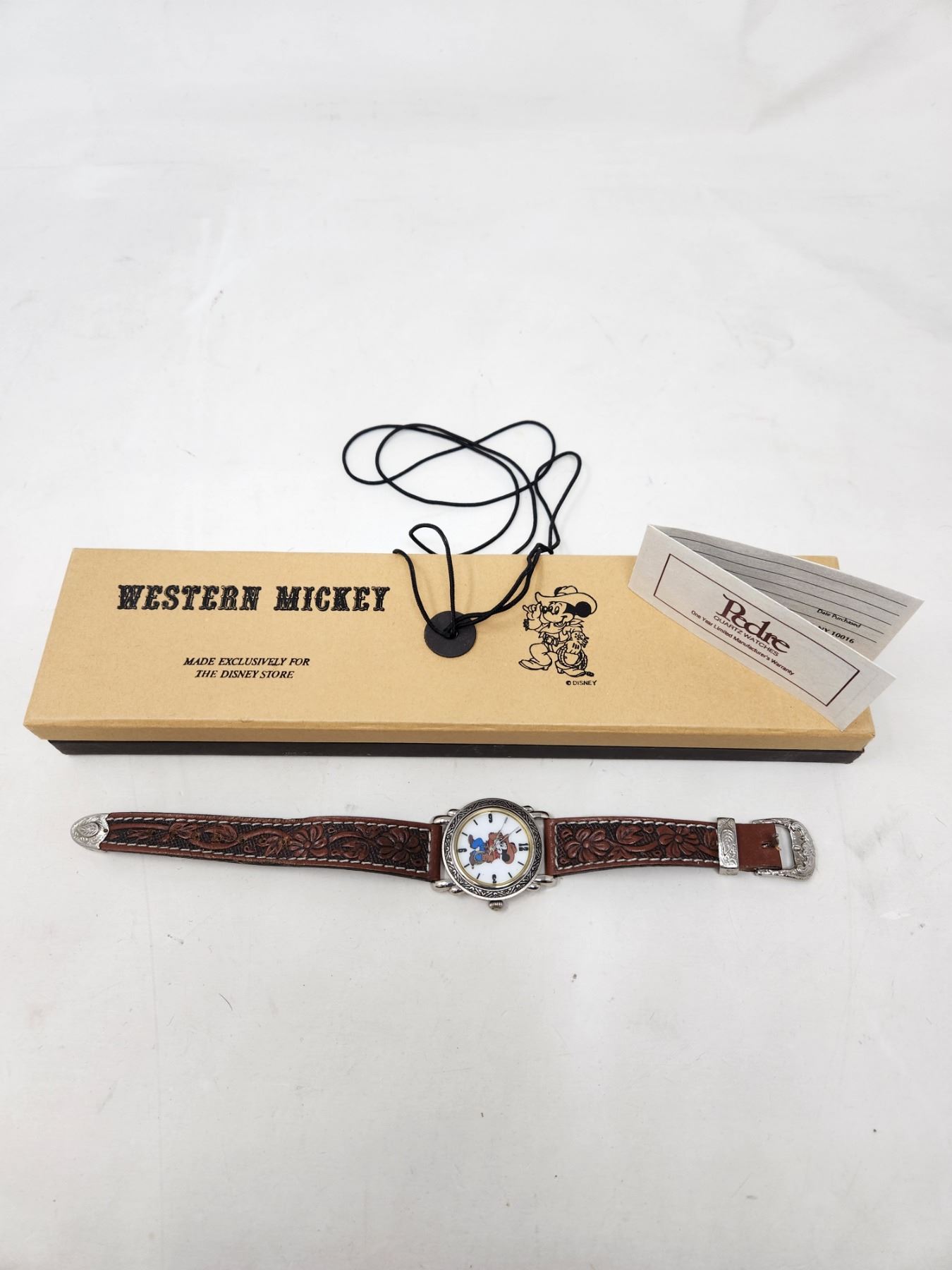 Vintage Western Mickey Disney Watch in Original Box