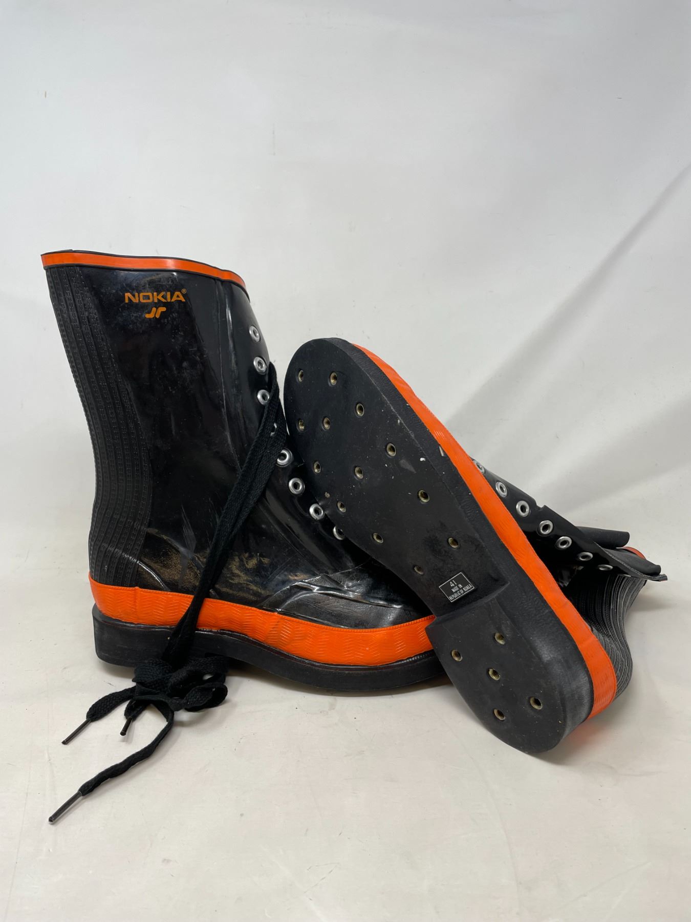 Nokia Laced Rubber Boot with holes to screw in spikes